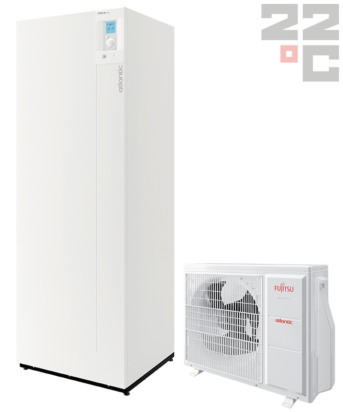 Šilumos siurblys oras vanduo ATLANTIC ALFEA EXTENSA DUO A.I R32 (5 kW, Be vėsinimo funkcijos , 3 ...